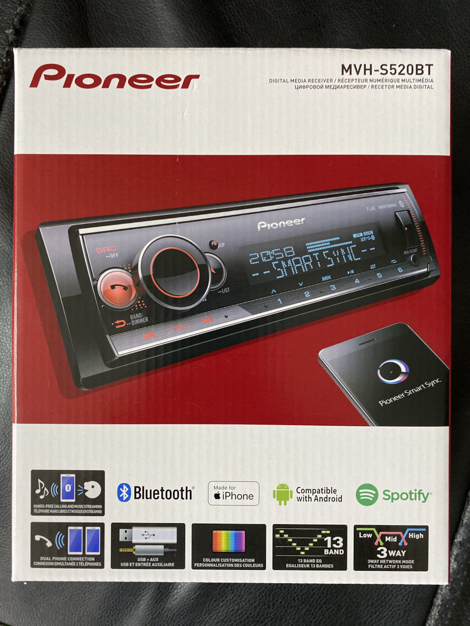 Pioneer MVH S520BT — BMW 3 series (E30), 2,8 л, 1987 года | автозвук ...