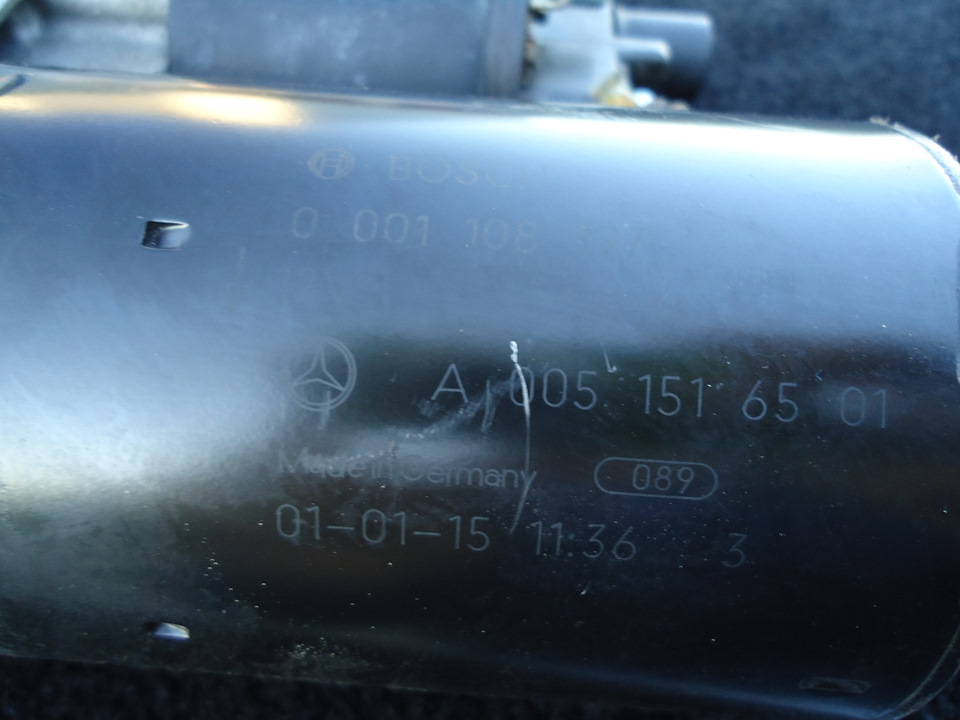 Mercedes стартер A0051516501 мерседес на Mercedes-Benz C-Class (W202 ...