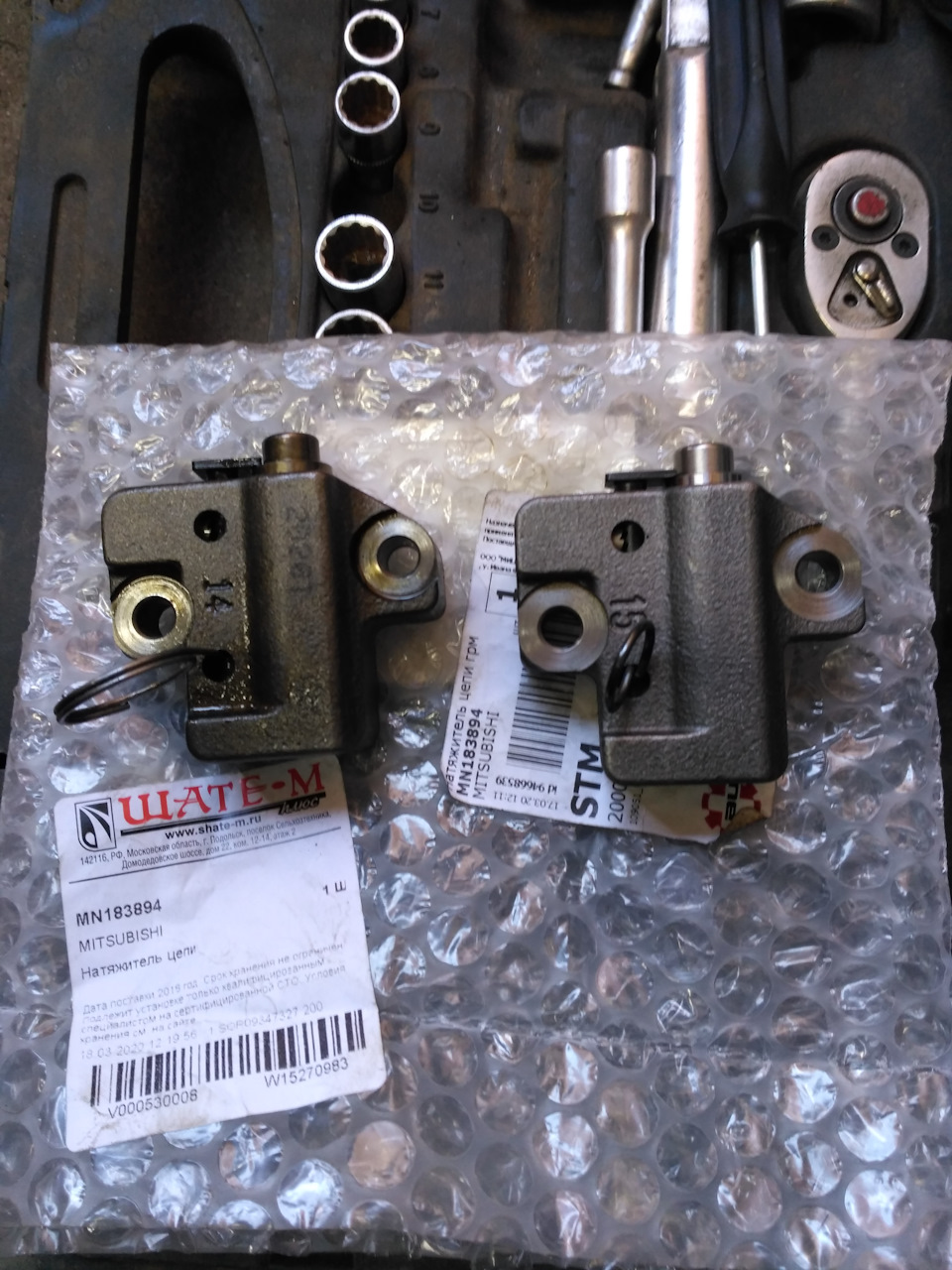 Замена комплекта ГРМ и проверка зазоров клапанов на 4B10 — Mitsubishi ...