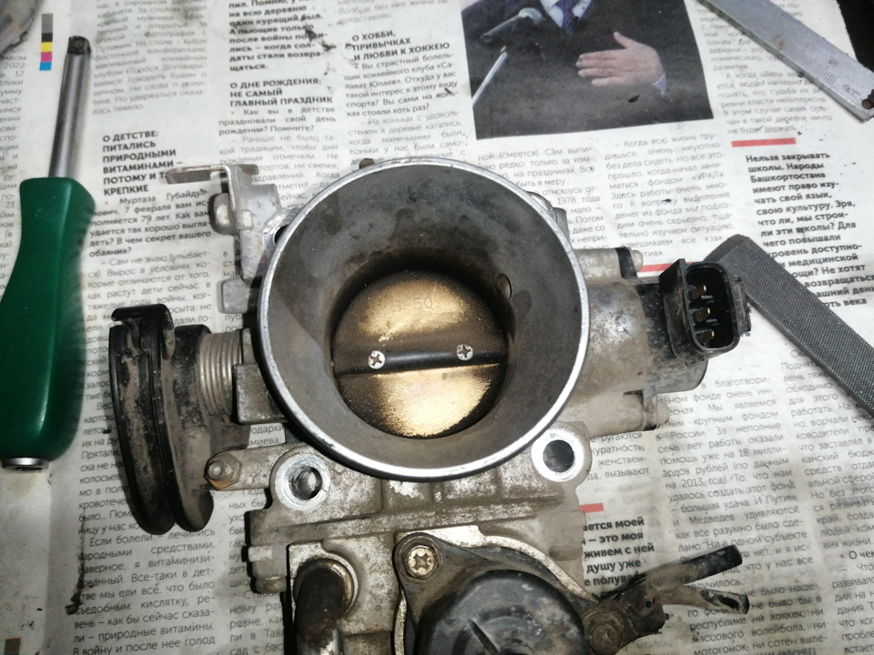 Дроссель, впуск рокеры, в/провода, свечи. — Mitsubishi Lancer IX, 1,6 л ...