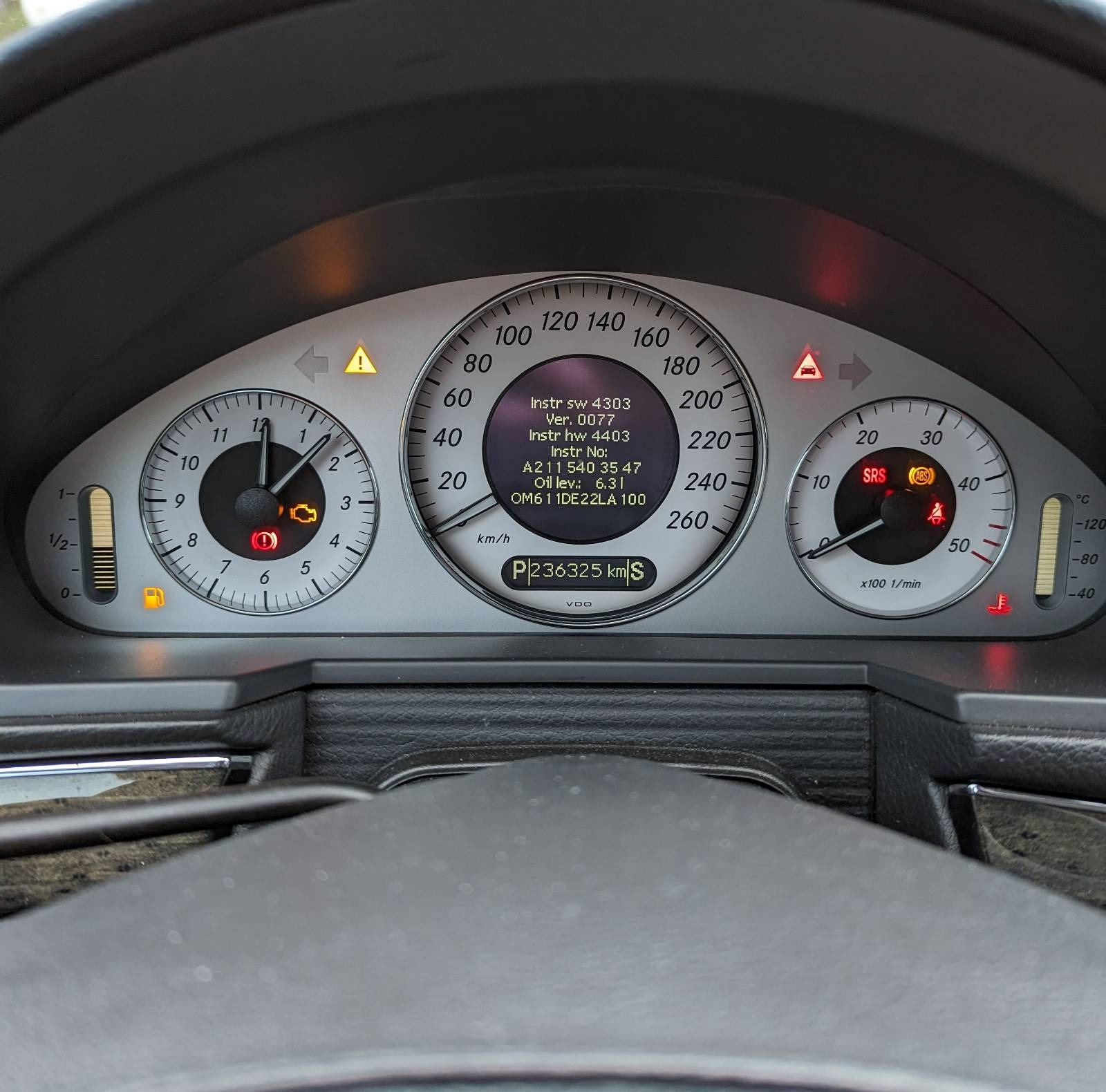 Mercedes-Benz w211. OM646 (на бортовом — ОМ611) — Mercedes-Benz E-Class (W211), 2,2 л, 2004 года ...