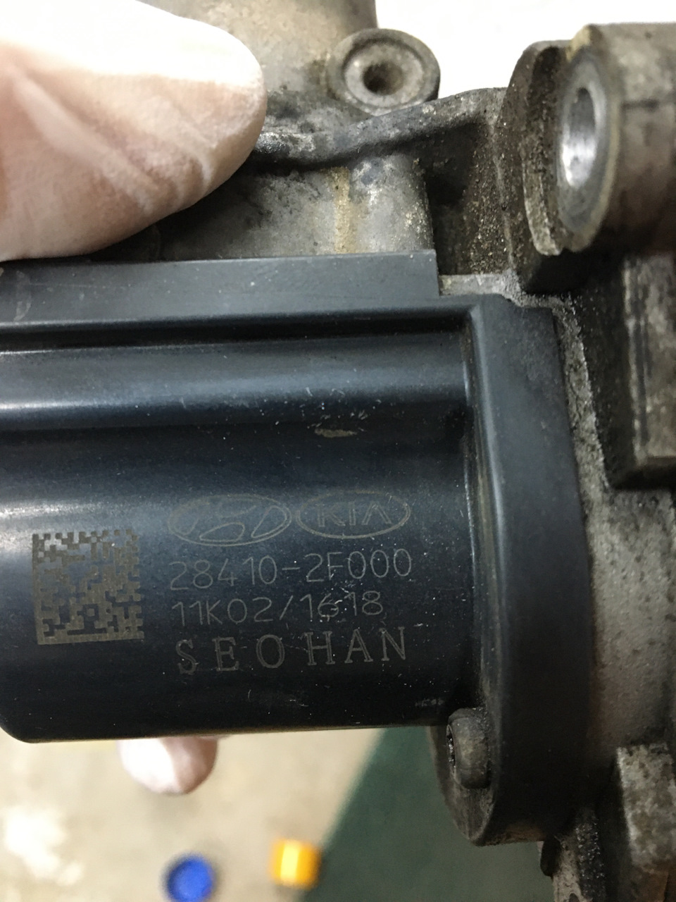 284102F000 Обратный клапан системы рециркуляции выхлопных газов KIA ...