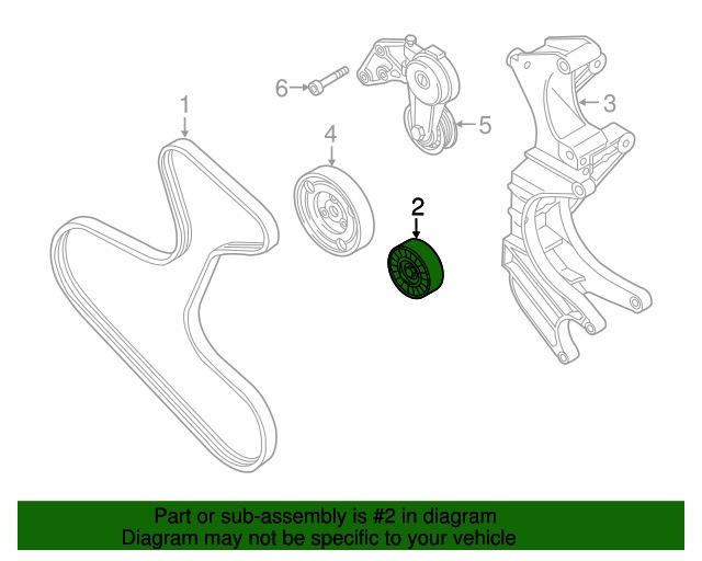 022145276A Ролик обводной VAG | Запчасти на DRIVE2