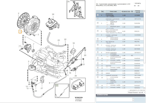 30711578 Комплект сцепления Volvo | Запчасти на DRIVE2