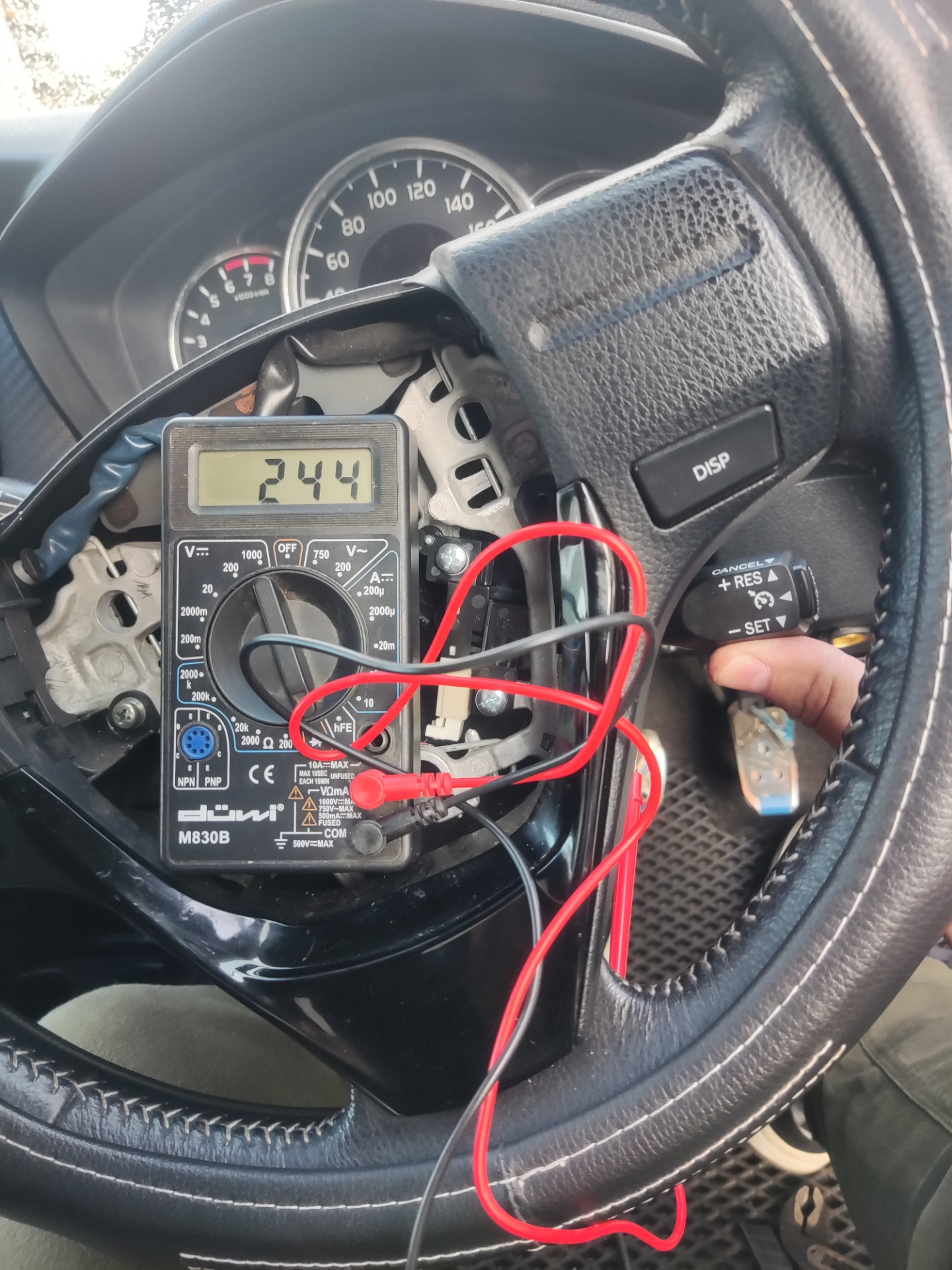 Установка круиза контроля на Toyota Fielder 2013 NZE-161 с двигателем ...