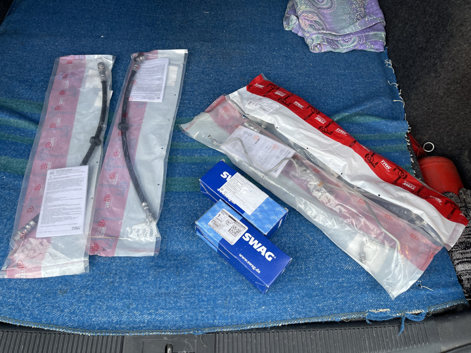 Мелкие ремонты (торм. шланги и линки)+ новые дворники — Skoda Octavia ...