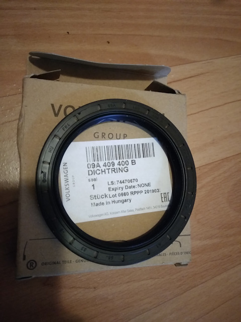 09A409400B Манжетное уплотнение VAG | Запчасти на DRIVE2
