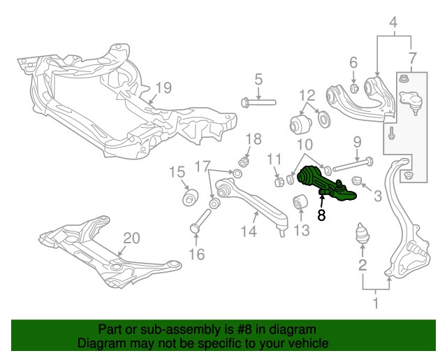 A2113308207 Тяга подвески Mercedes | Запчасти на DRIVE2