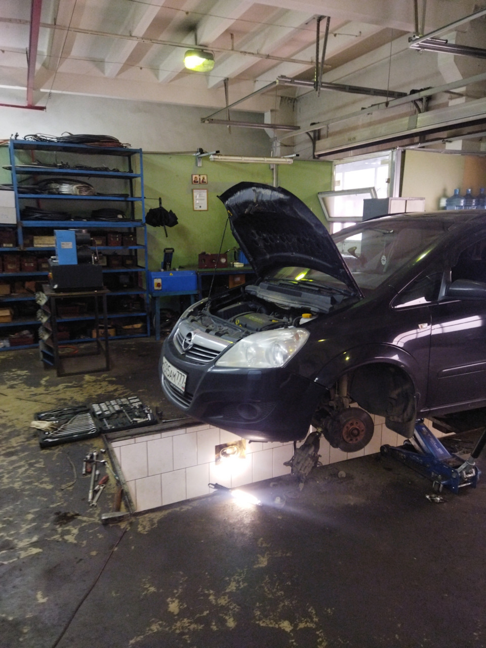 Снова ремонт рейки — Opel Zafira B, 1,8 л, 2008 года | визит на сервис ...