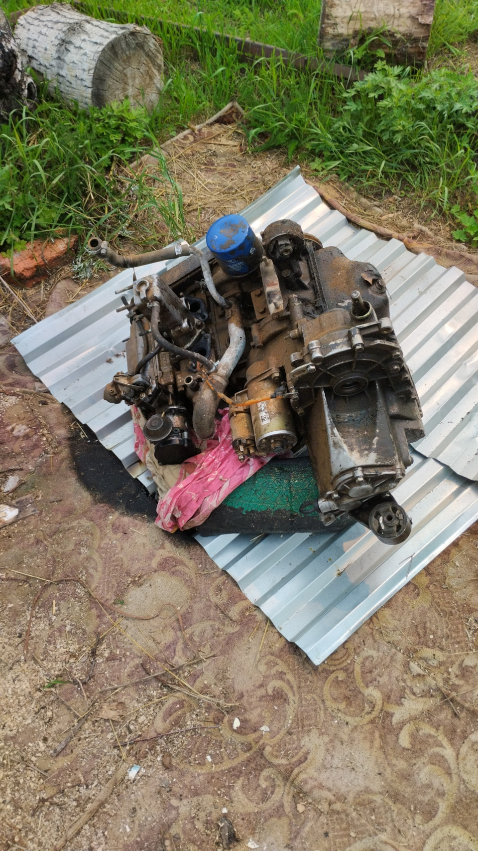 #2 Запасной ДВС и КПП — Lada Ока 11113, 0,7 л, 2001 года | запчасти ...