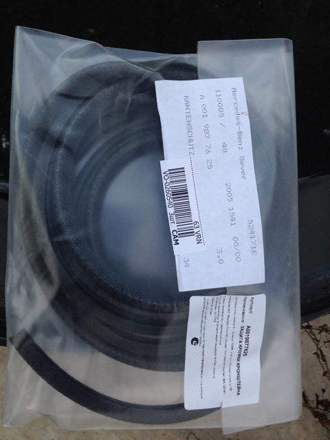 A0019877625 Защита кромки кронштейна MERCEDES | Запчасти на DRIVE2