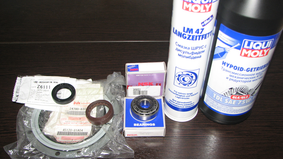 Замена шкворневых подшипиков — Suzuki Jimny (1G), 1,3 л, 2008 года ...