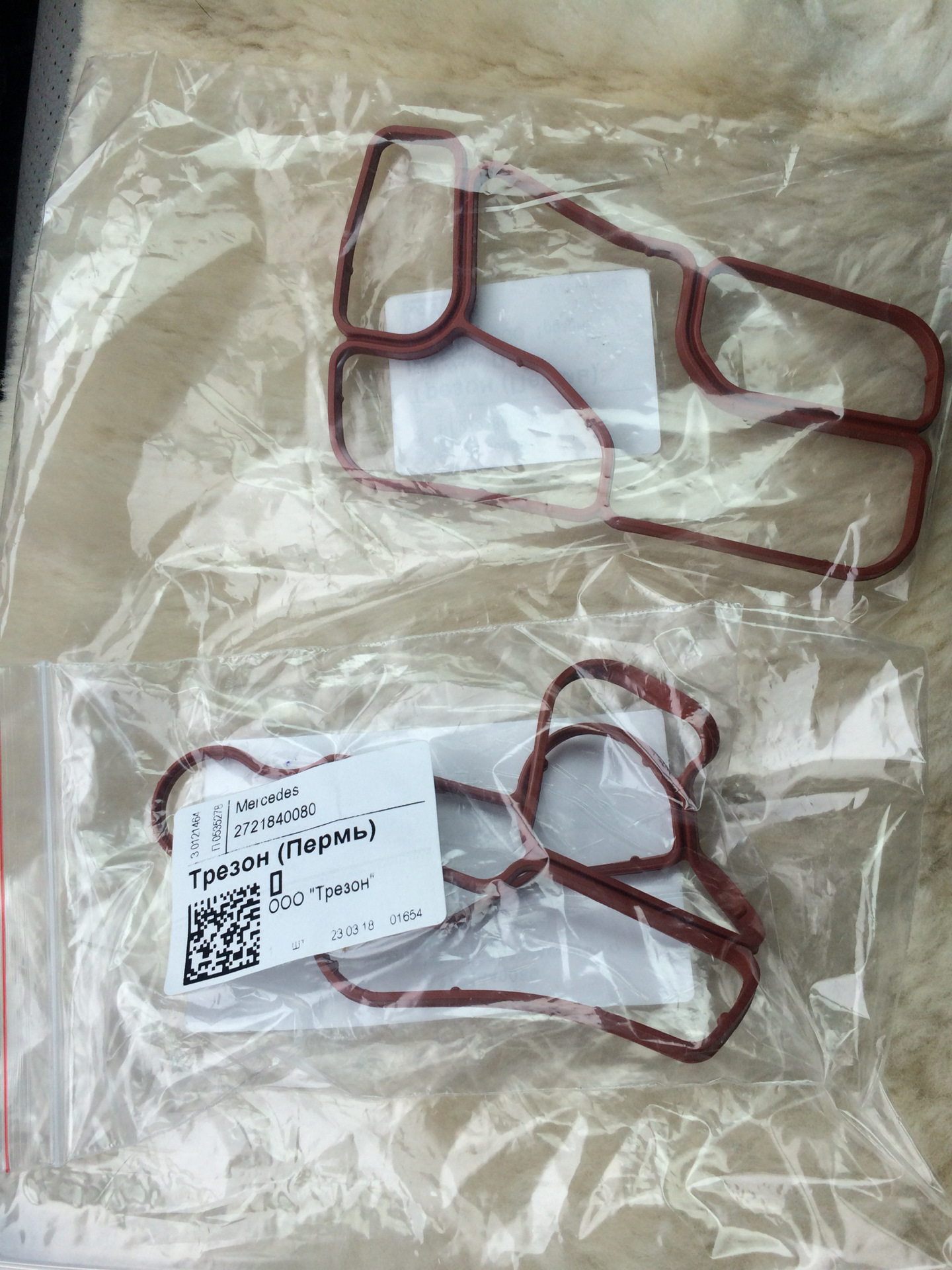 Замена прокладок теплообменника — Mercedes-Benz C-Class (W204), 3 л ...