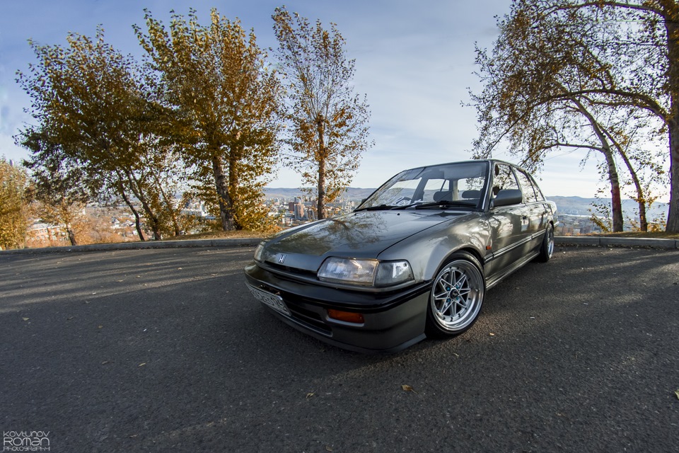 Осенние фото — Honda Civic (4G), 1,6 л, 1988 года | фотография | DRIVE2