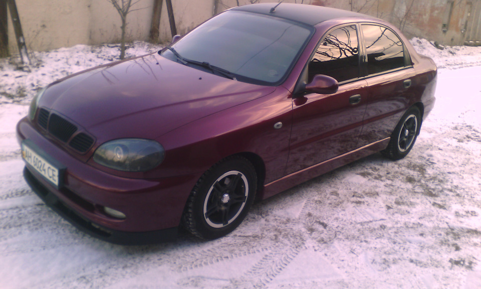 Глянцевые накладки дверей — Daewoo Lanos, 1,5 л, 2007 года | аксессуары ...