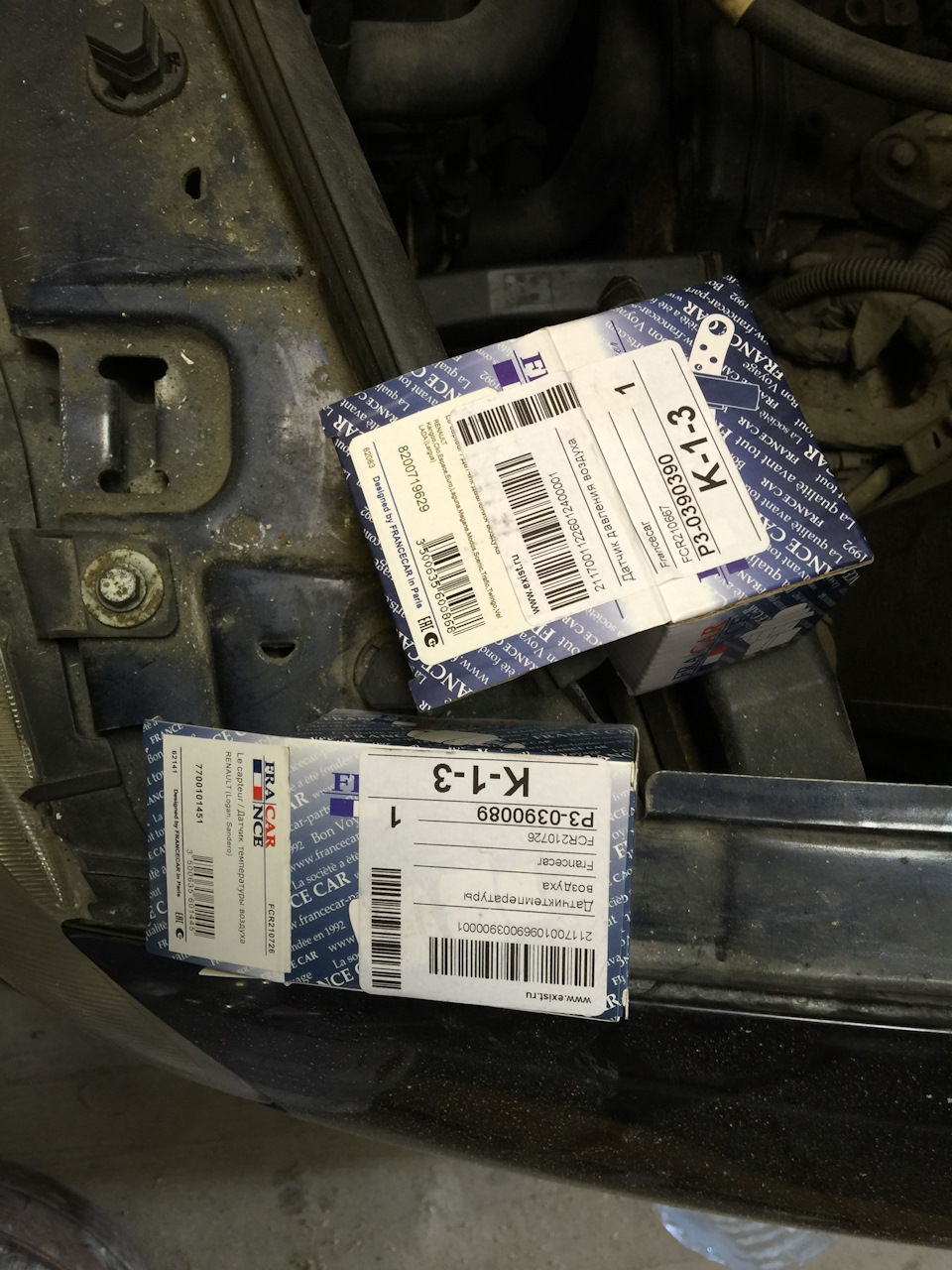 7700101451 Датчик температуры впускн.возд RENAULT | Запчасти на DRIVE2