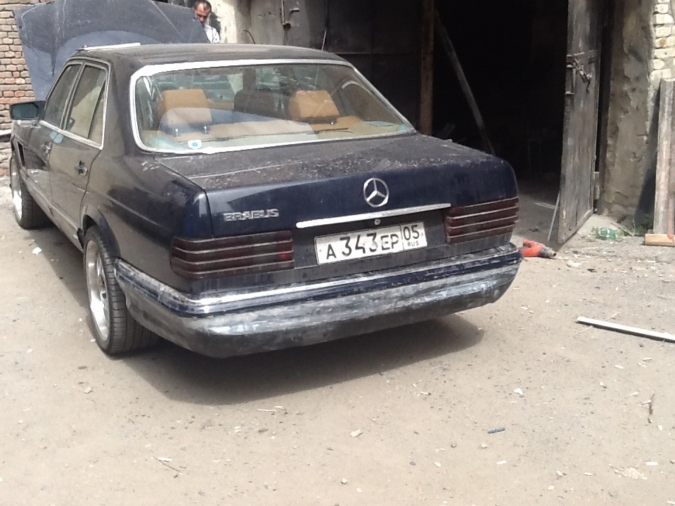 А вот работа над внешним тюнингом ) — Mercedes-Benz S-Class (W126), 5 л ...