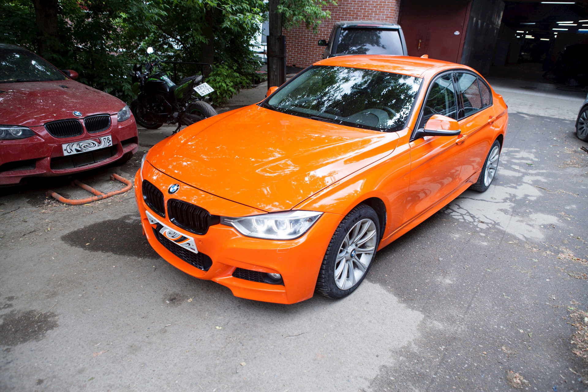 Теперь Fire Orange — BMW 3 series (F30), 2 л, 2013 года | кузовной ...