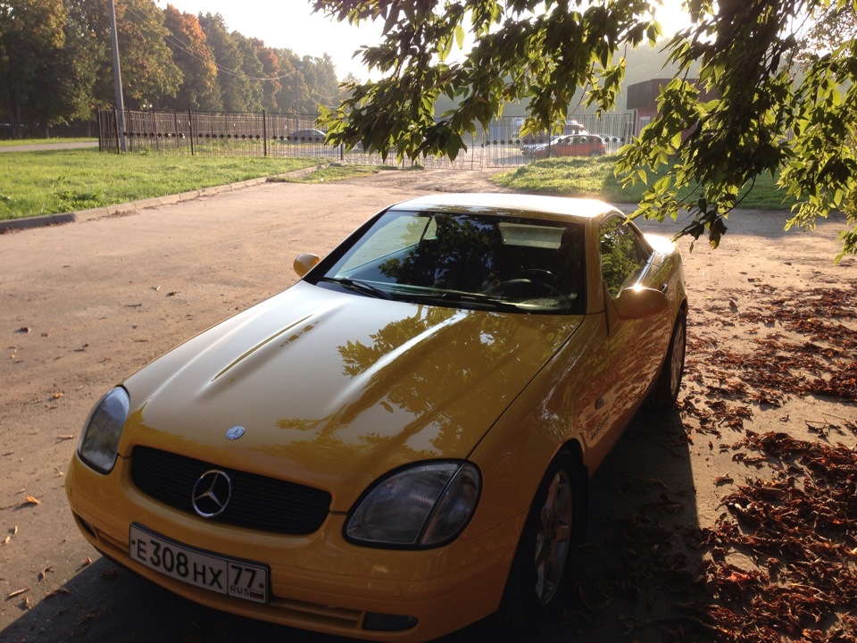Планка бампера — Mercedes-Benz SLK (R170), 2,3 л, 1999 года | кузовной ...