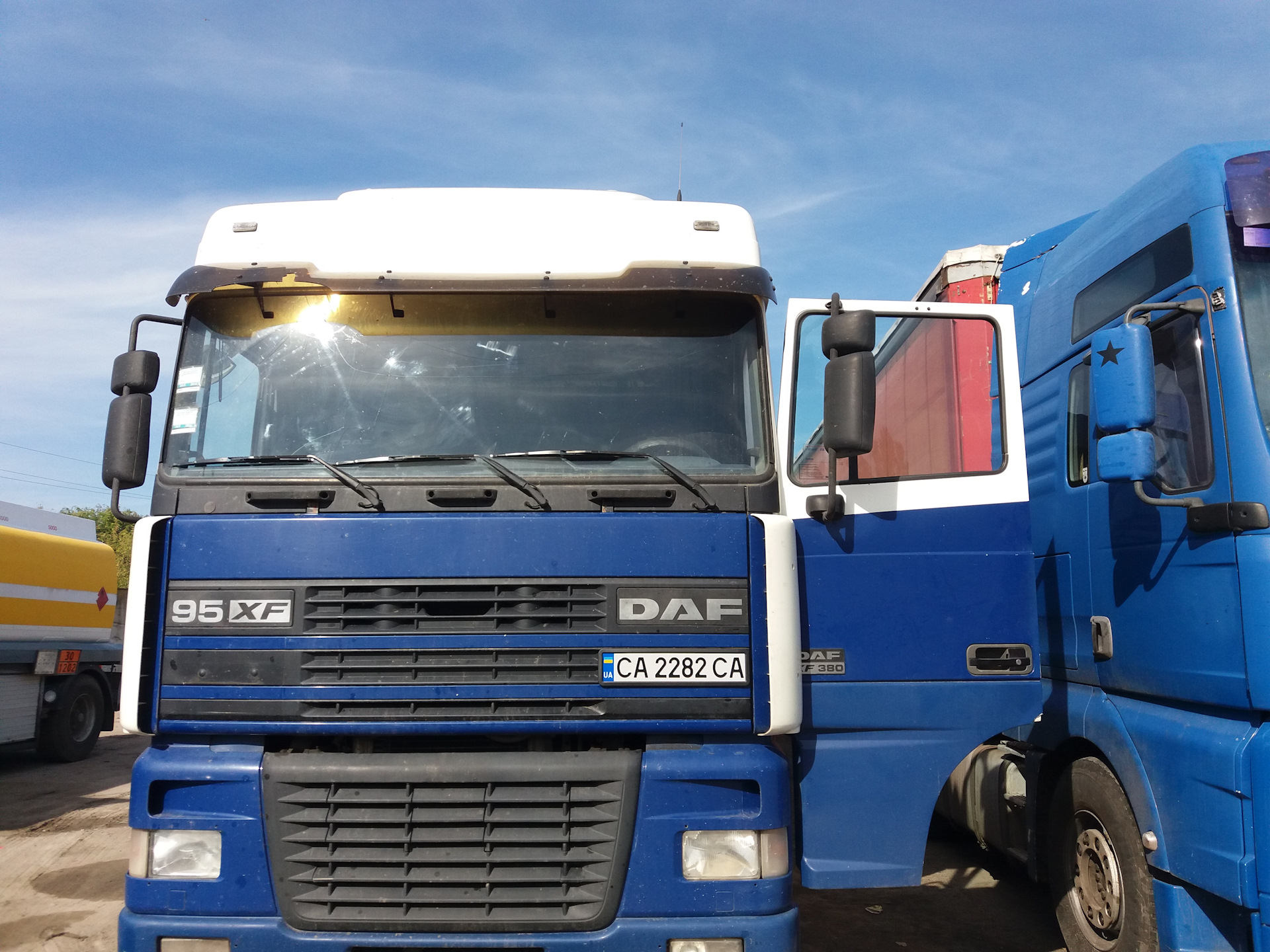 228… — DAF XF95 380, 9,9 л, 2002 года | техосмотр | DRIVE2