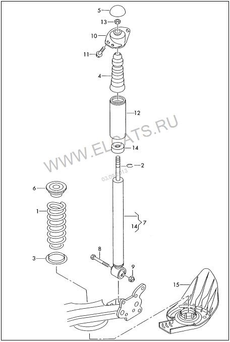 оригинальная защита аммортизаторов от камней — Skoda Fabia Mk2, 1,2 л ...