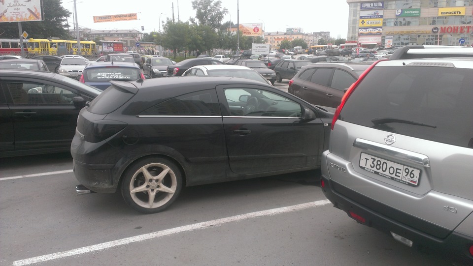 Глушитель Steinmetz с разводкой на 2 стороны — Opel Astra H GTC, 1,8 л ...