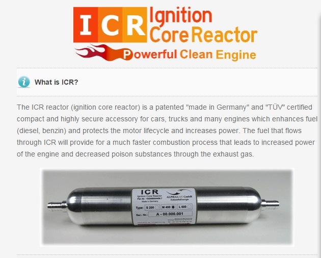 ICR ignition core reactor — DRIVE2