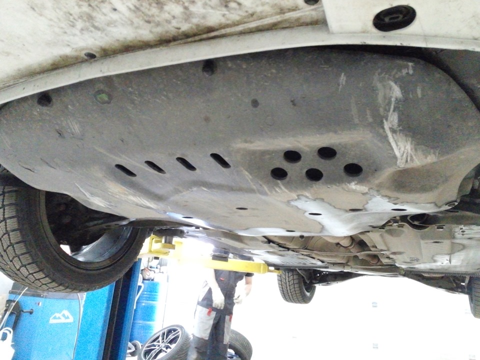 Защита картера — Skoda Octavia A5 Mk2, 1,8 л, 2012 года | аксессуары ...