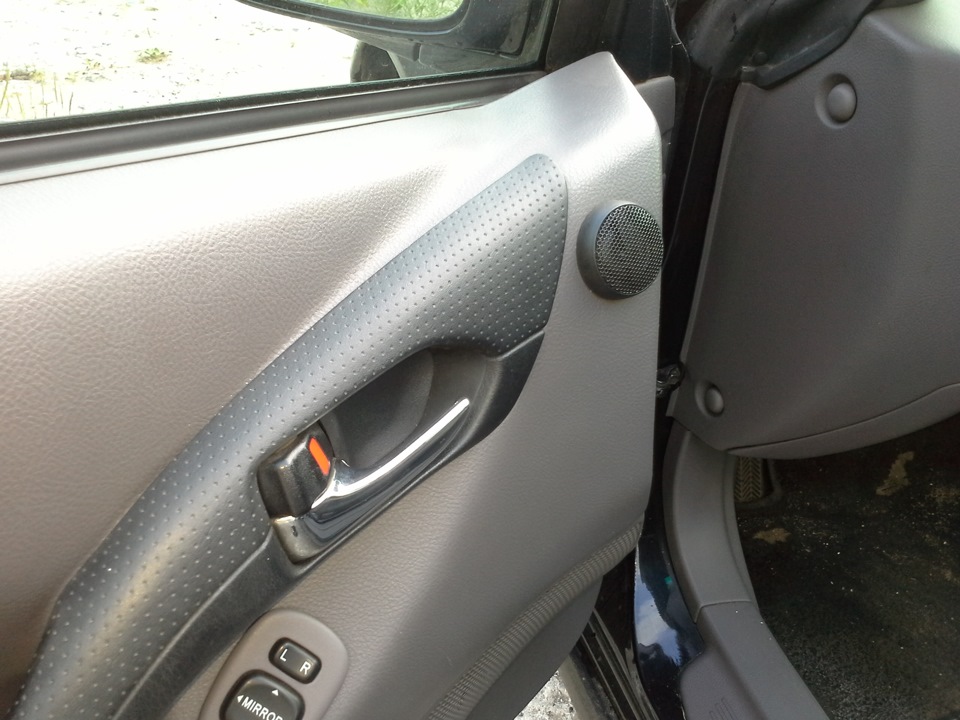 Акустика Alpine SPR-17S в двери. — Toyota Celica (230), 1,8 л, 2001 ...