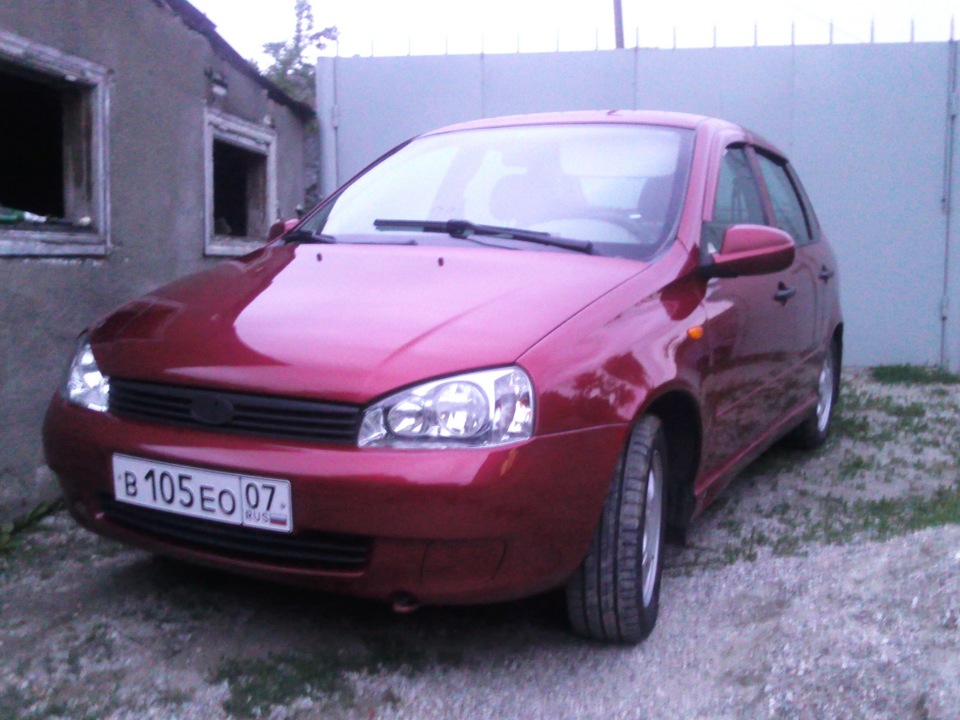 Вот так она выглядит сейчас — Lada Калина седан, 1,6 л, 2007 года ...