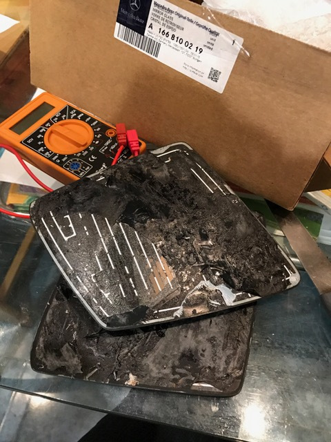 A1668100219 Элемент зеркальный Mercedes | Запчасти на DRIVE2