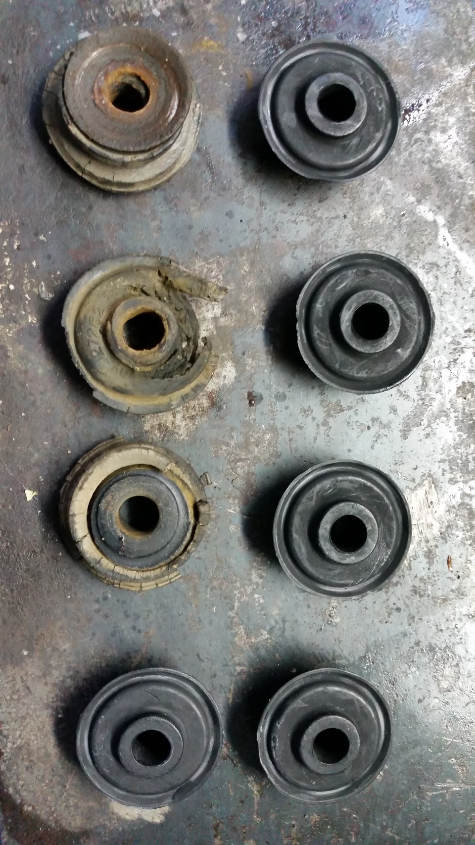 Замена втулок стабилизатора поперечной устойчивости — Toyota ist (1G ...