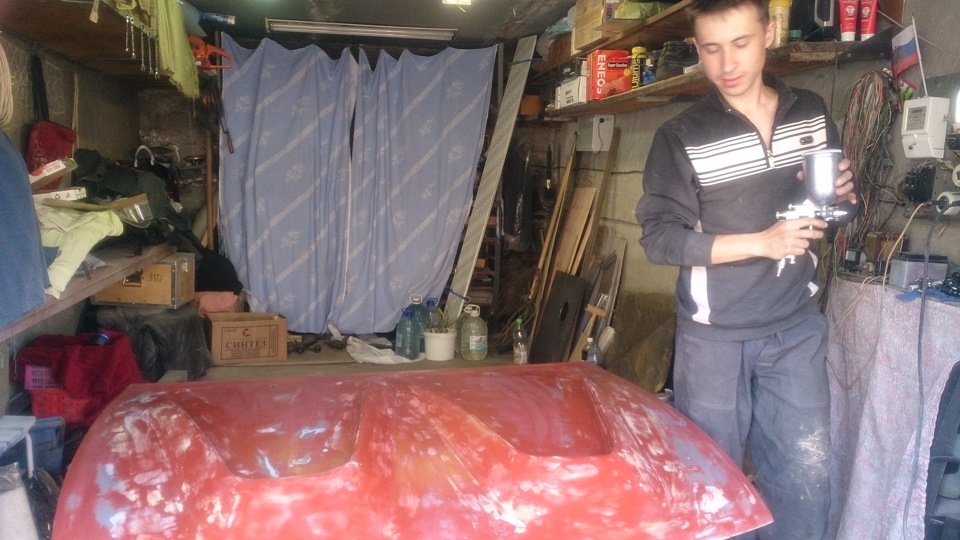 Покрасился наконец-таки) — Mitsubishi Galant (7G), 2 л, 1993 года ...