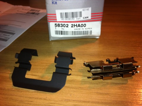 583022HA00 КОМПЛЕКТ ТОРМОЗНЫХ КОЛОДОК (4ШТ) KIA HYUNDAI | Запчасти на ...