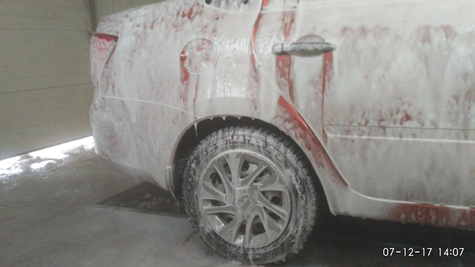 Сменил задние пружины на пружины от ВАЗ 2111 — Lada Гранта (1G), 1,6 л ...