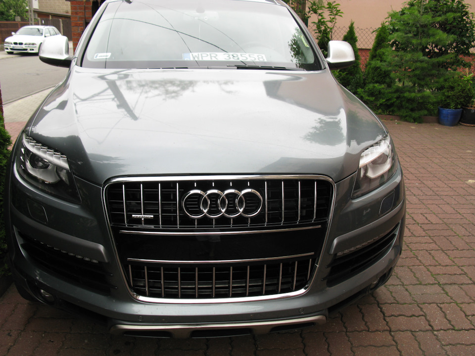 Решетка от рестайла-2 — Audi Q7 (1G), 3 л, 2006 года | стайлинг | DRIVE2