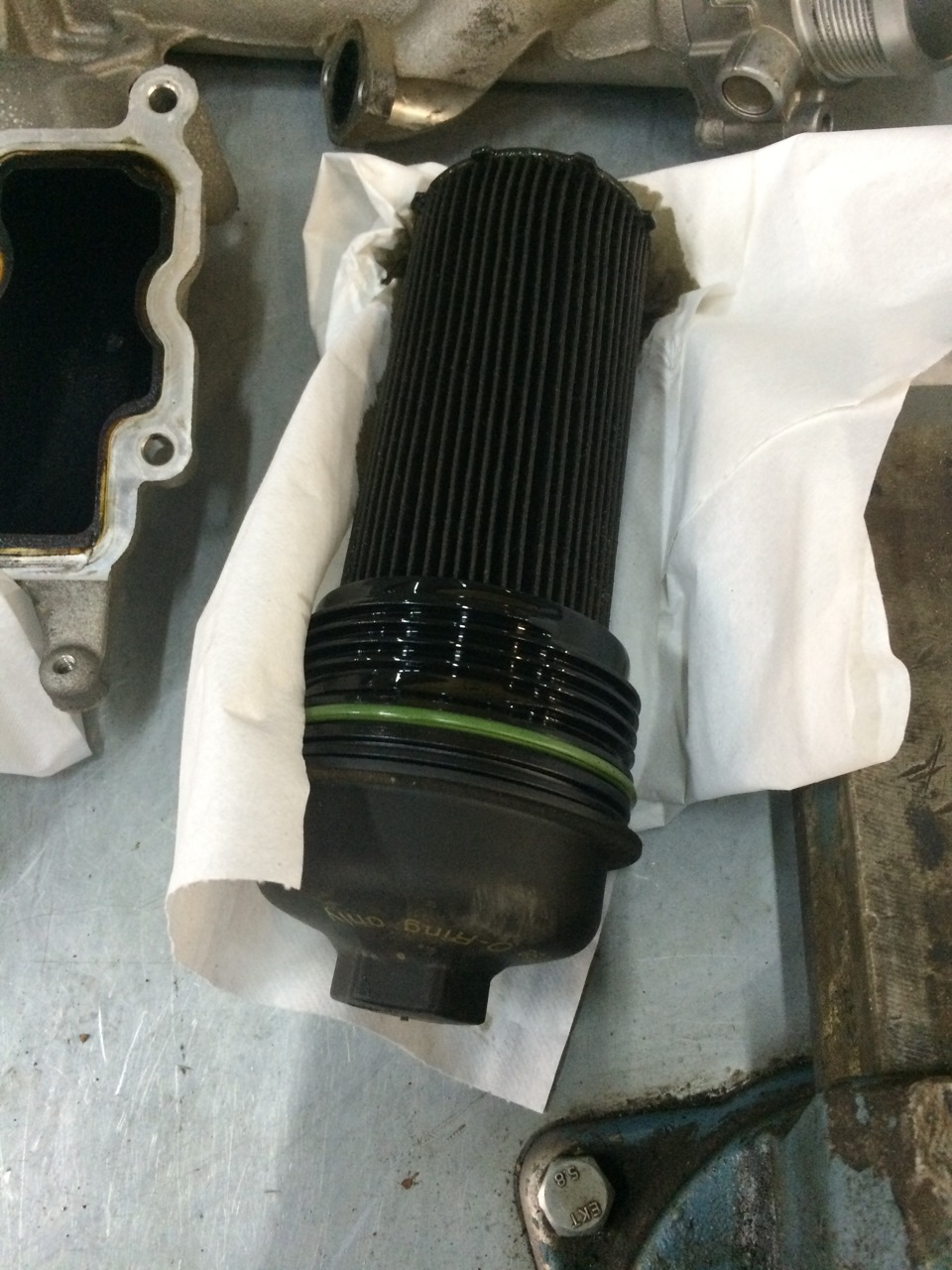 Замена термостата ОГ — Volkswagen Touareg (1G), 3 л, 2008 года | визит ...