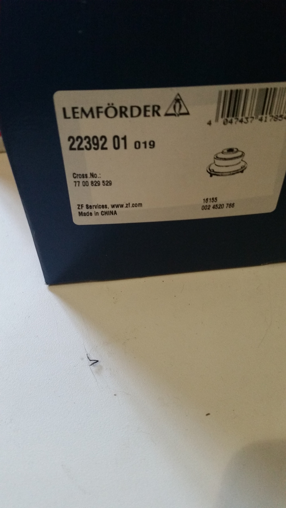 7700829529 Опора стойки амортизатора RENAULT | Запчасти на DRIVE2