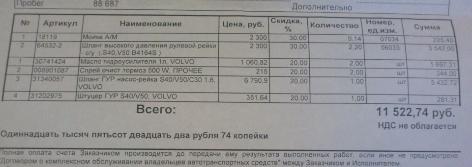 Автобиография и ГУР. — Volvo C30, 1,6 л, 2007 года | визит на сервис ...