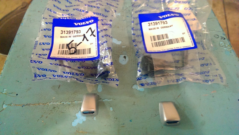 Новые форсунки омывателей + крышки под цвет кузова — Volvo S80 (2G), 2 ...