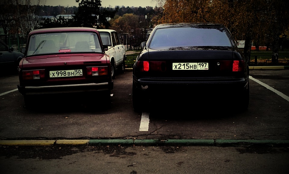 Моя жена и любовница))) — Audi A8 (D2), 4,2 л, 1995 года | фотография | DRIVE2