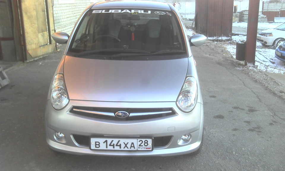 Новые зимнии тапки. — Subaru R2, 0,7 л, 2008 года | колёсные диски | DRIVE2