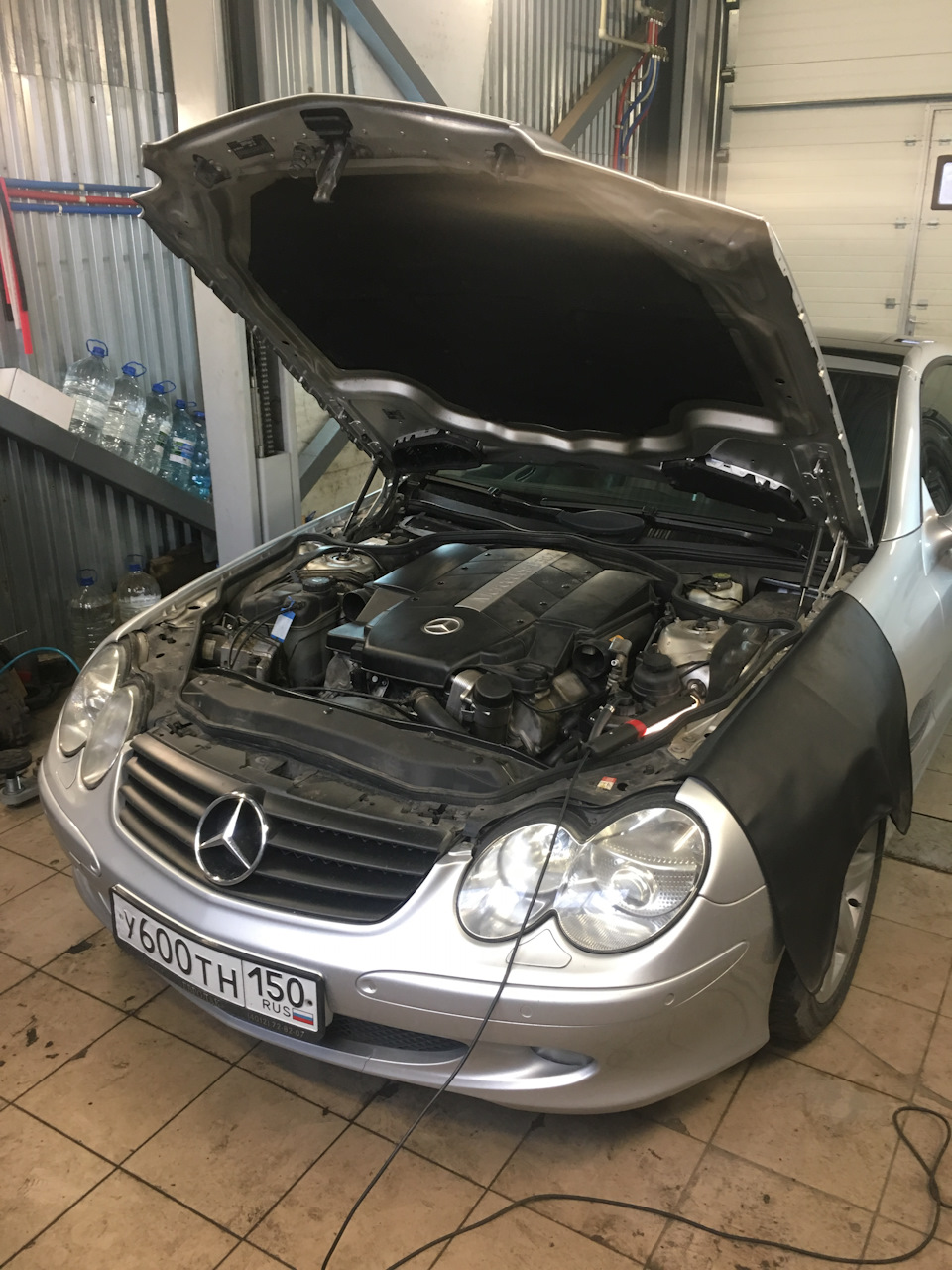 Замена: цепь ГРМ — Mercedes-Benz SL-Class (R230), 5 л, 2003 года | визит на сервис | DRIVE2