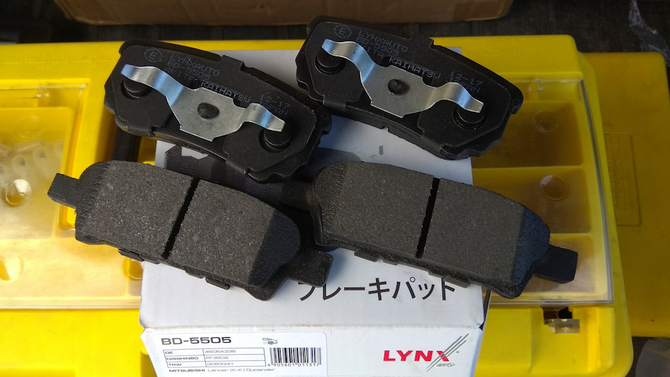 BD5506 Колодки тормозные передние LYNXauto | Запчасти на DRIVE2