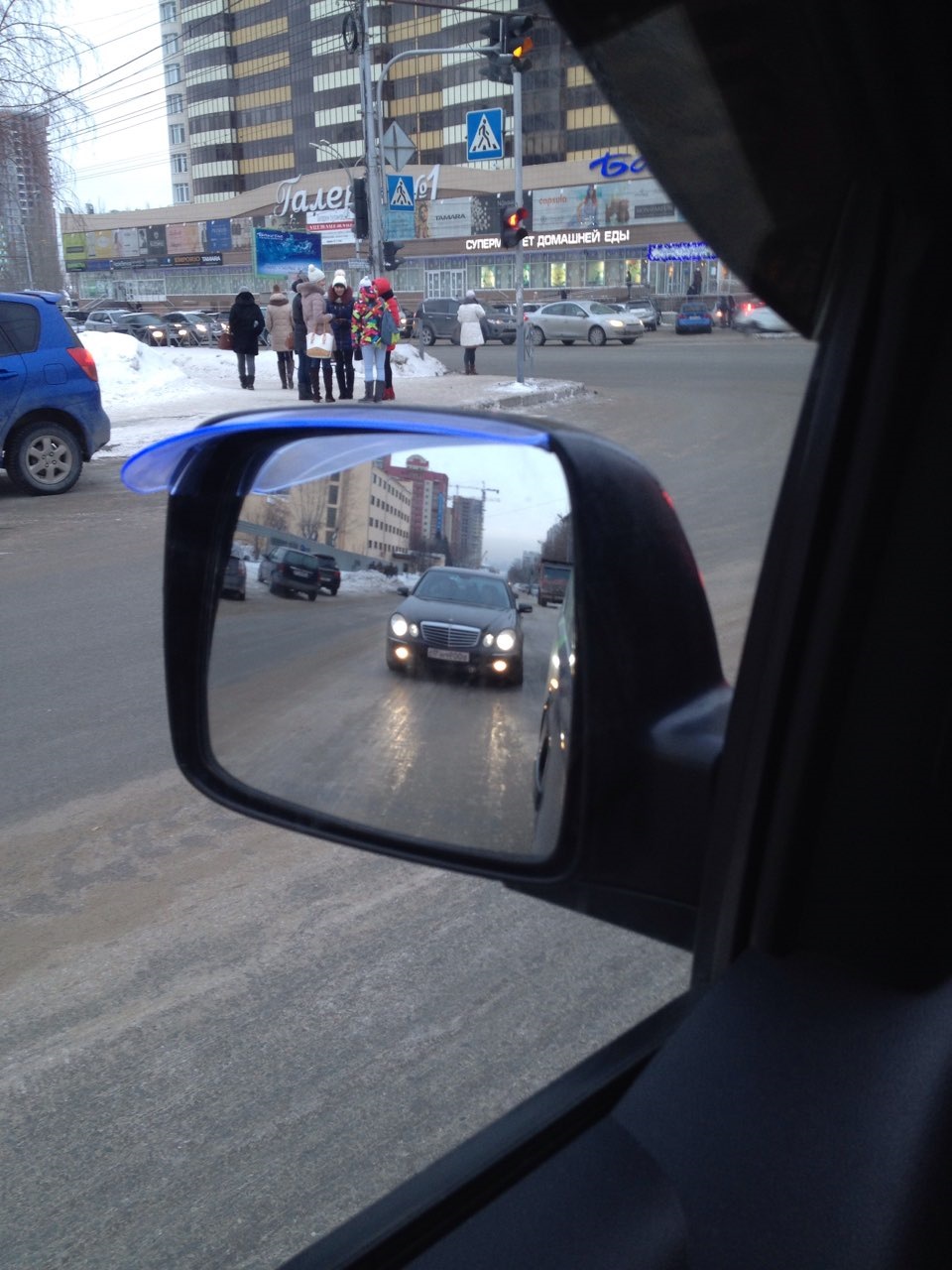 Козырек на зеркало — Hyundai Grand Starex, 2,5 л, 2008 года ...