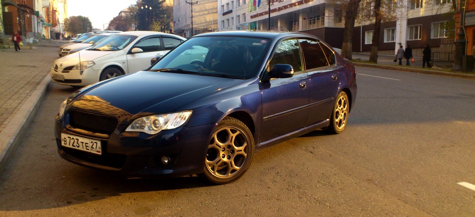Вечерний фотосет — Subaru Legacy B4 (BL), 2 л, 2006 года | фотография ...