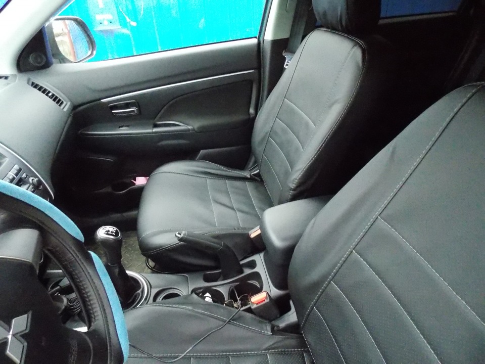 чехлы прикупил — Mitsubishi ASX, 1,6 л, 2011 года | аксессуары | DRIVE2
