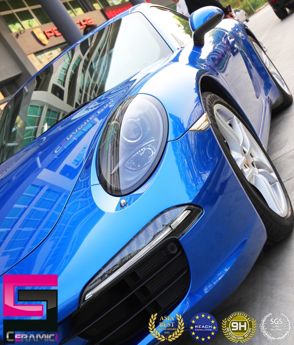 Автомобиль Porsche 911 Carrera защитили нанокерамическими составами Ceramic Pro — CeramicPro на ...