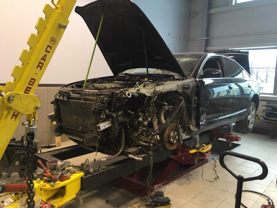 Пришла подвеска, все самое необходимое есть, тачка в работе. — Audi A6 ...