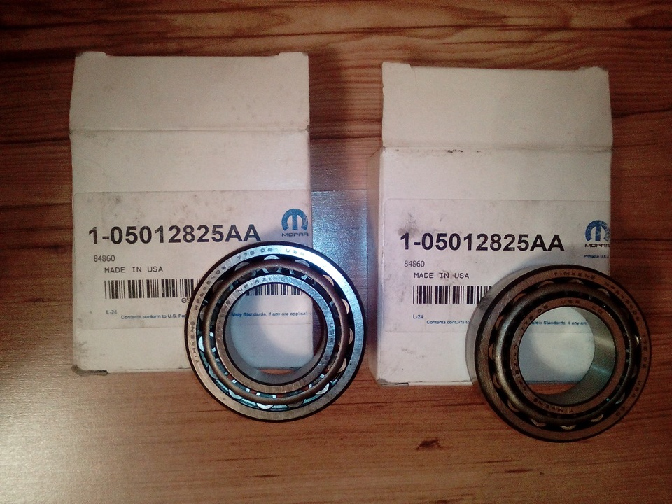 05012825AA Комплект подшипника ступицы колеса Chrysler | Запчасти на DRIVE2